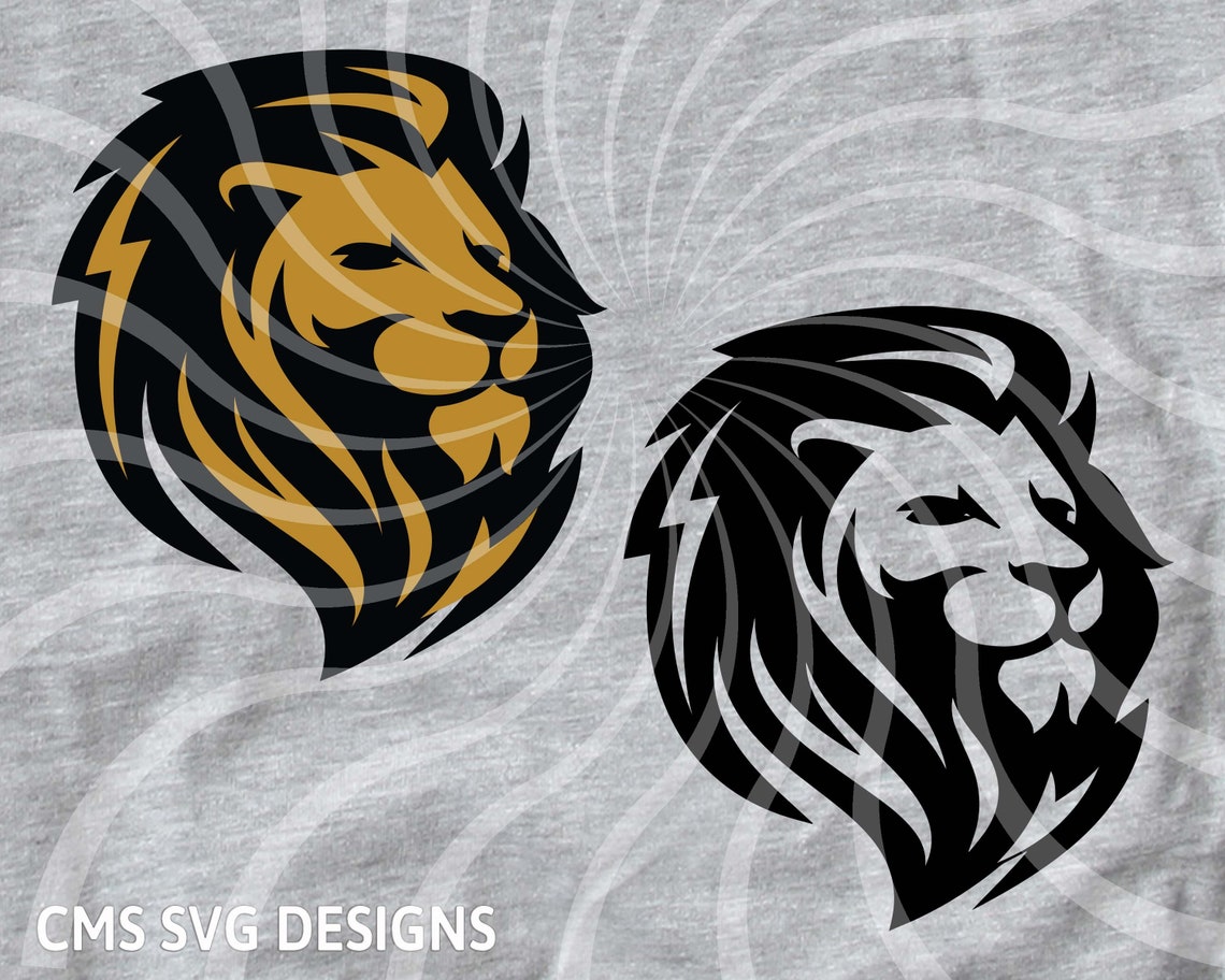 Lion Svg Lions Svg Lion Mascot School Pride Mascot Cut File - Etsy