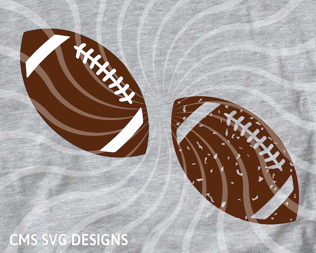 Football Svg, Sports Svg, Distressed Football, School Cut File ...