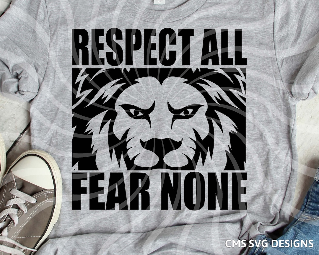Lion Svg, Lions Svg, Respect All Fear None, School Pride Mascot Cut ...