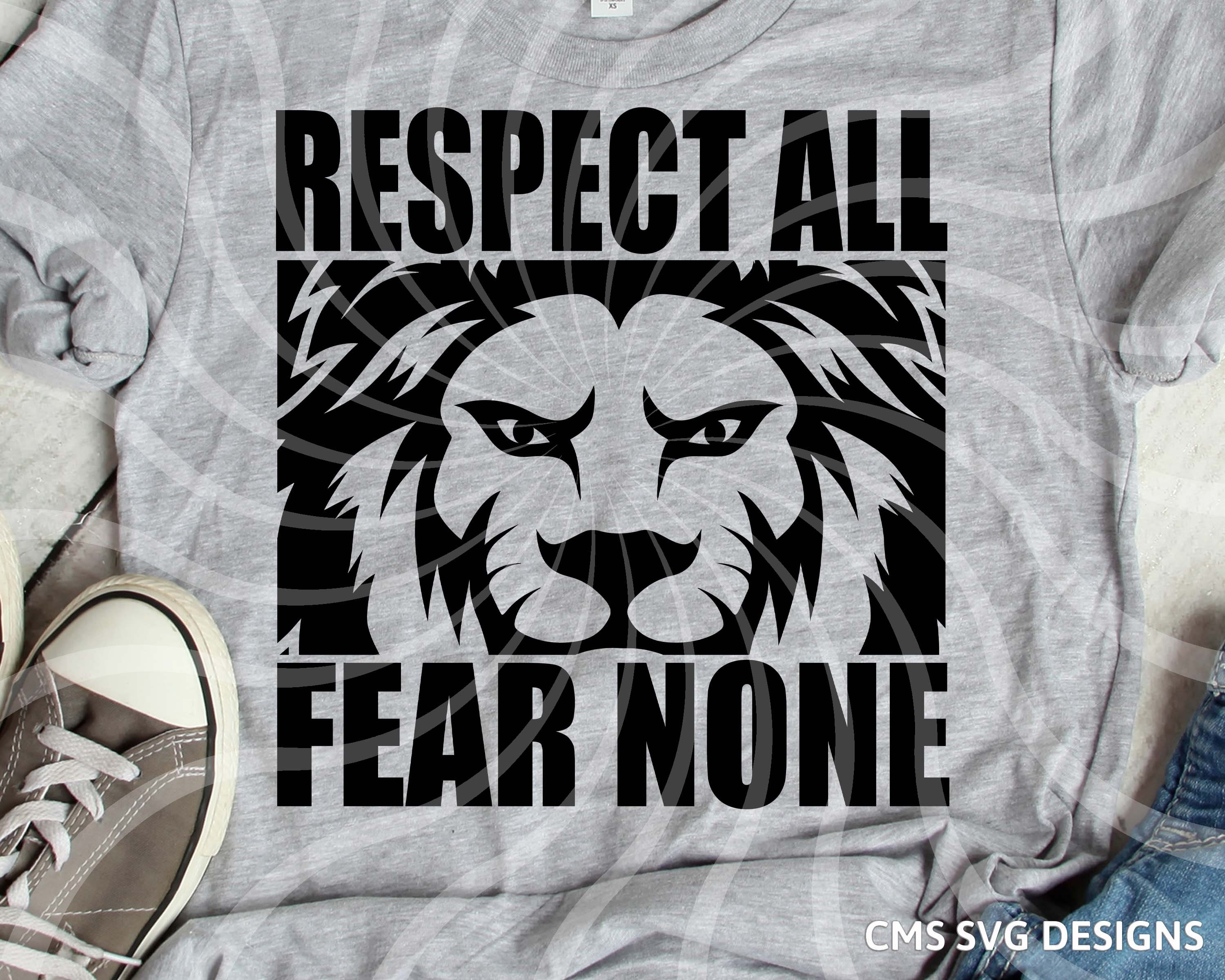 Lion Svg Lions Svg Respect All Fear None School Pride | Etsy