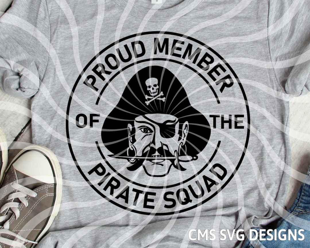 Pirate Svg, Pirates Svg, Proud Member of the Pirate Squad, School Pride ...