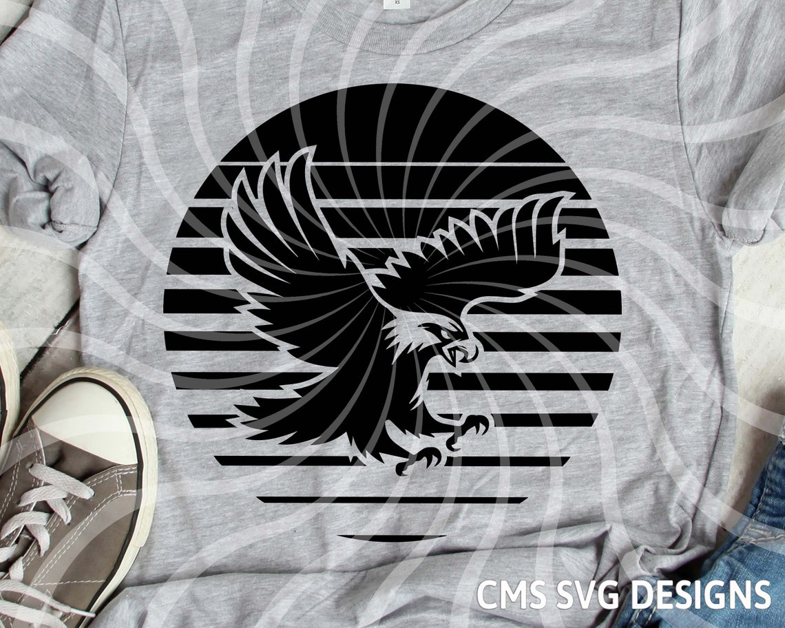 Eagle Svg Eagles Svg Eagle Sunset Svg School Pride Mascot - Etsy