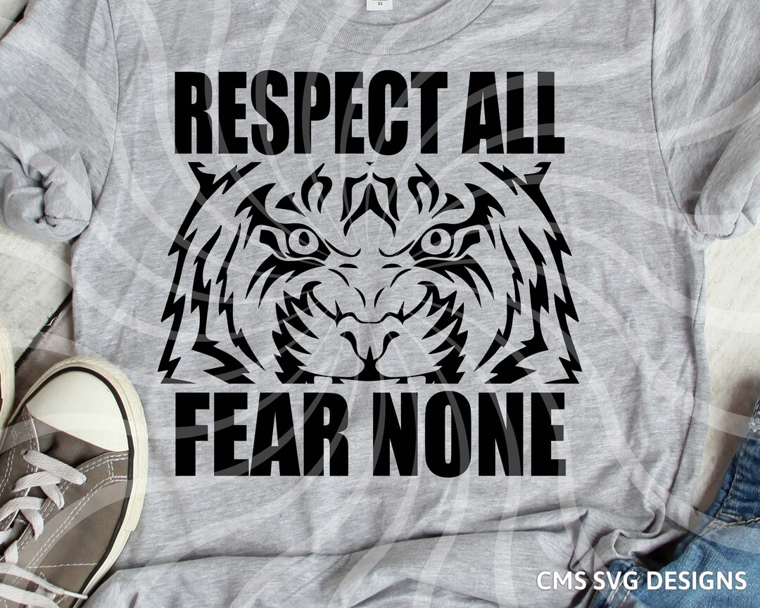 Tiger Svg, Tigers Svg, Respect All Fear None School Pride Mascot Cut ...