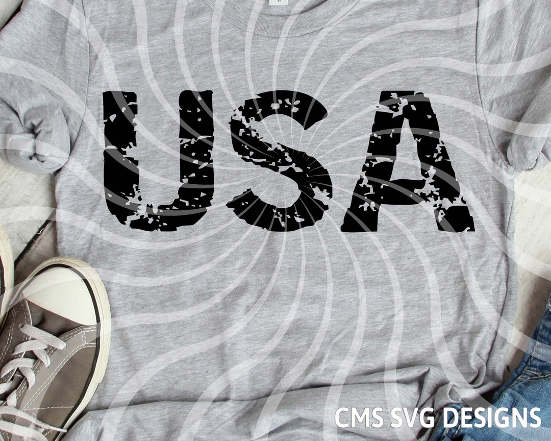 USA Distressed Svg United States of America Svg Patriotism - Etsy