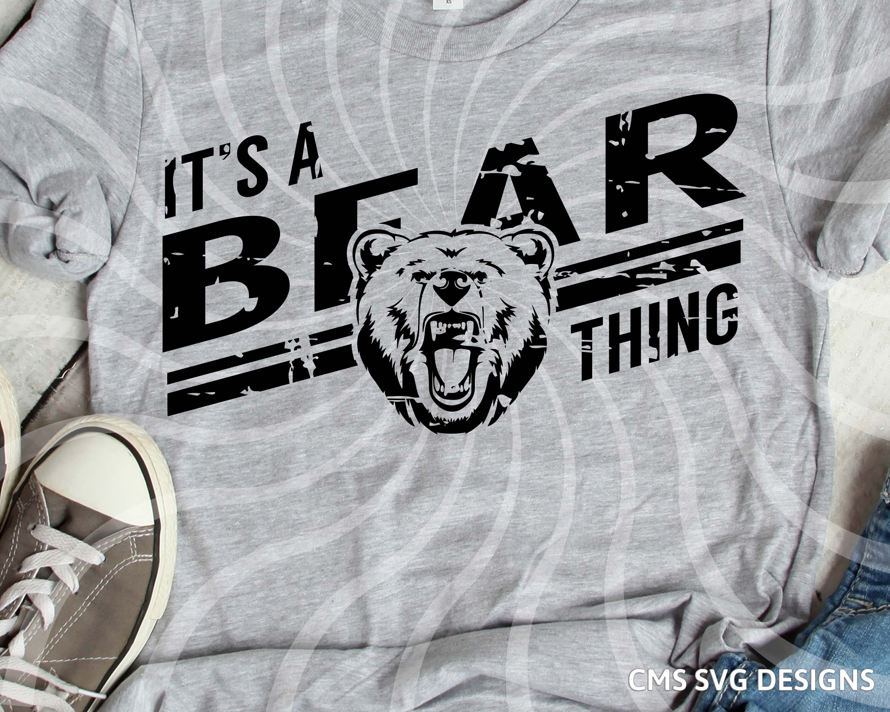 Bear Svg Bears Svg It's a Bear Thing Svg School Pride - Etsy