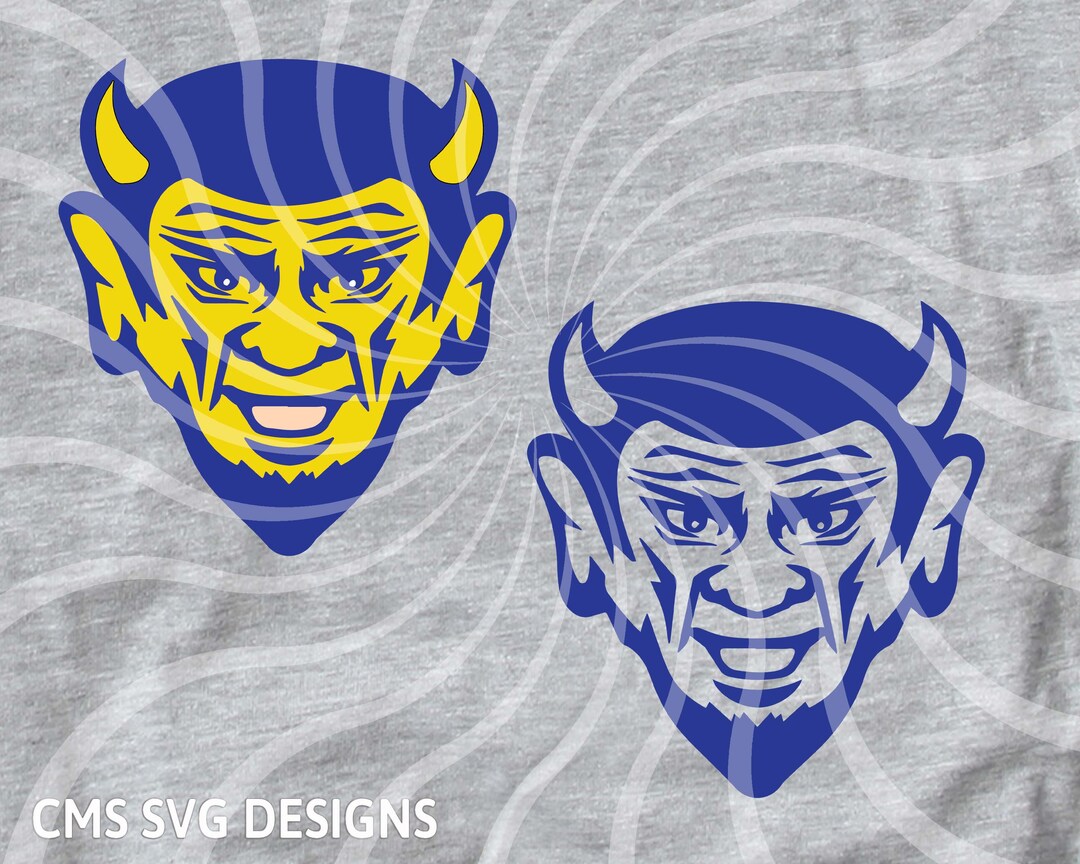 Devil Svg, Devils Svg, Red Devil, Blue Devil, School Pride Mascot Cut ...