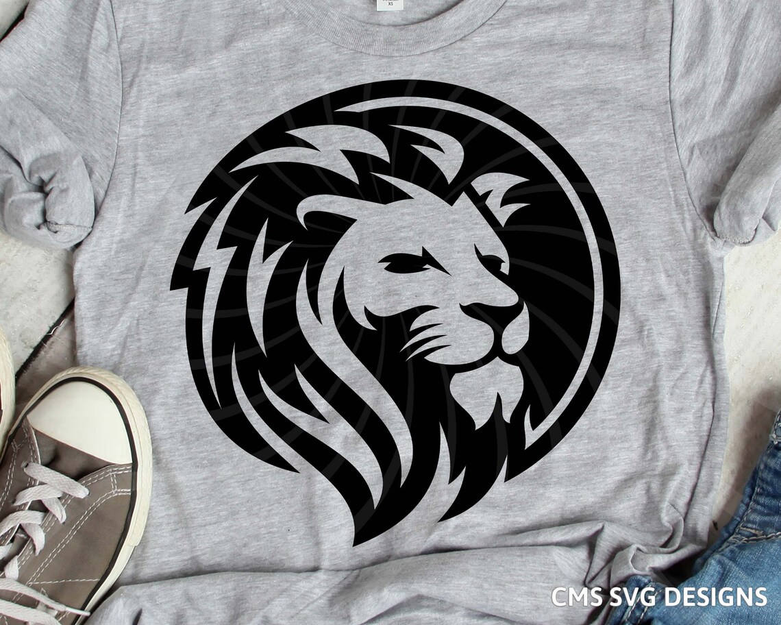 Lion Svg Lions Svg Lion Mascot School Pride Mascot Cut File - Etsy
