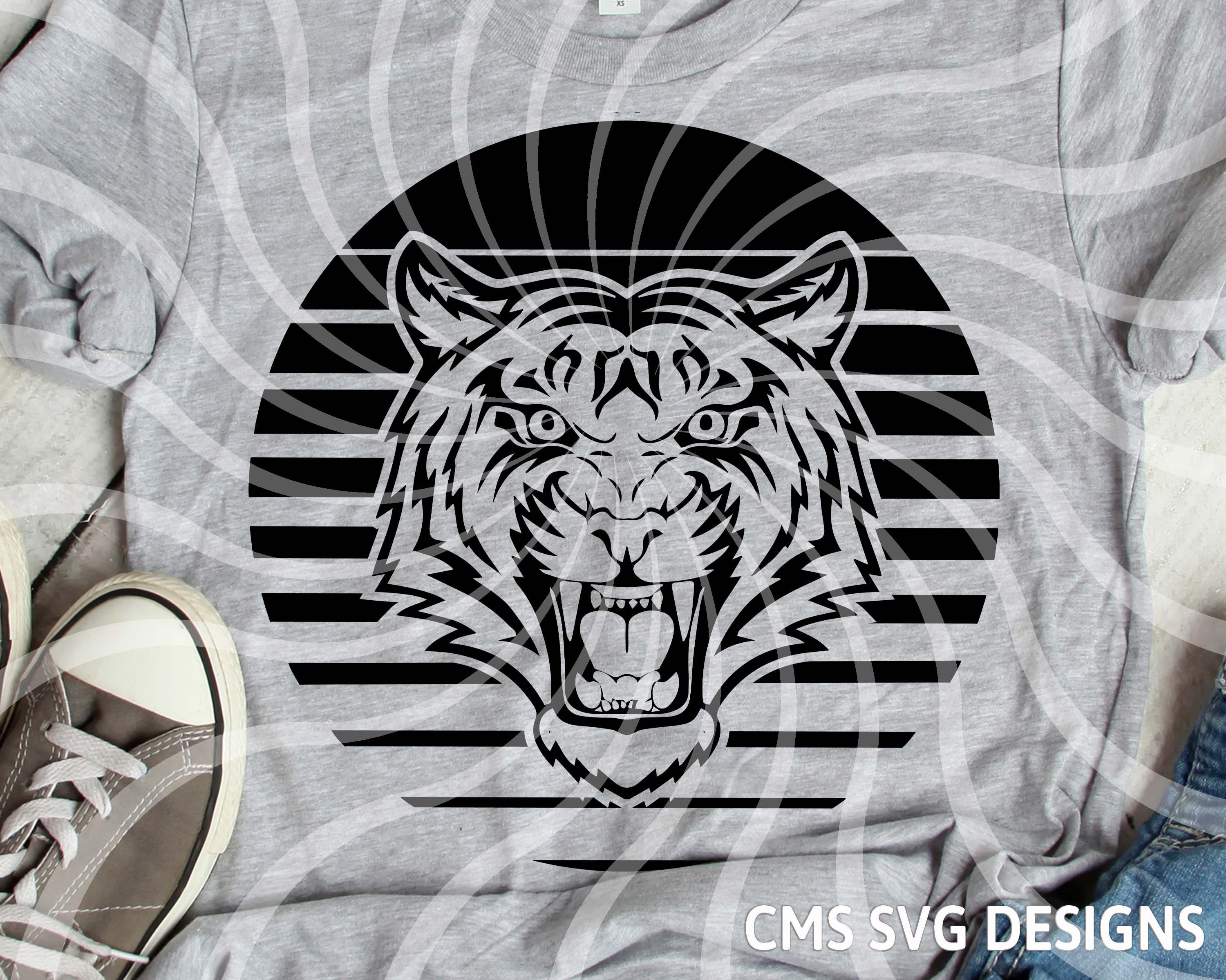 Tiger Svg Tigers Svg Tiger Sunset School Pride Mascot Cut - Etsy