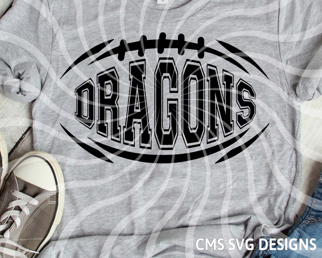 Dragon Svg, Dragons Svg, Dragon Football Svg, School Pride Mascot Cut ...