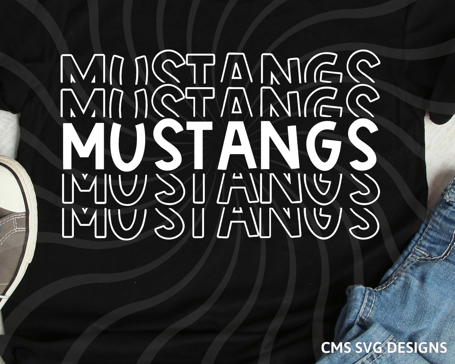 Mustang Svg Mustangs Svg Mustang Stacked Letters Pride - Etsy