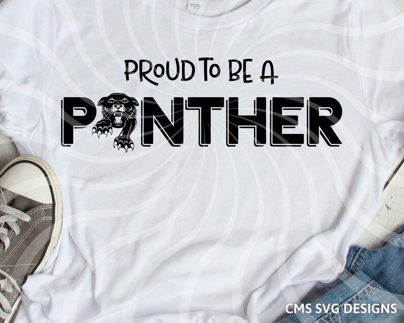 Panther Svg Panther Svg Proud to Be a Panther School Pride | Etsy