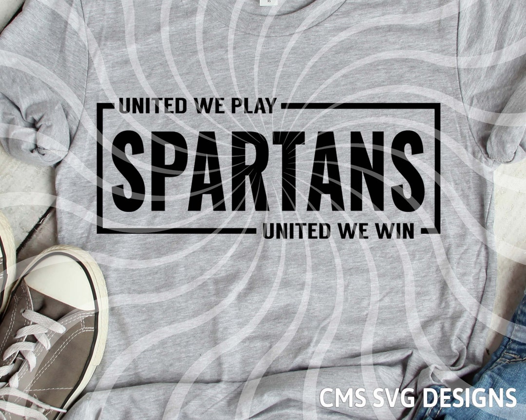 Spartan Svg, Spartans Svg, Spartans United We Play - United We Win, Svg ...
