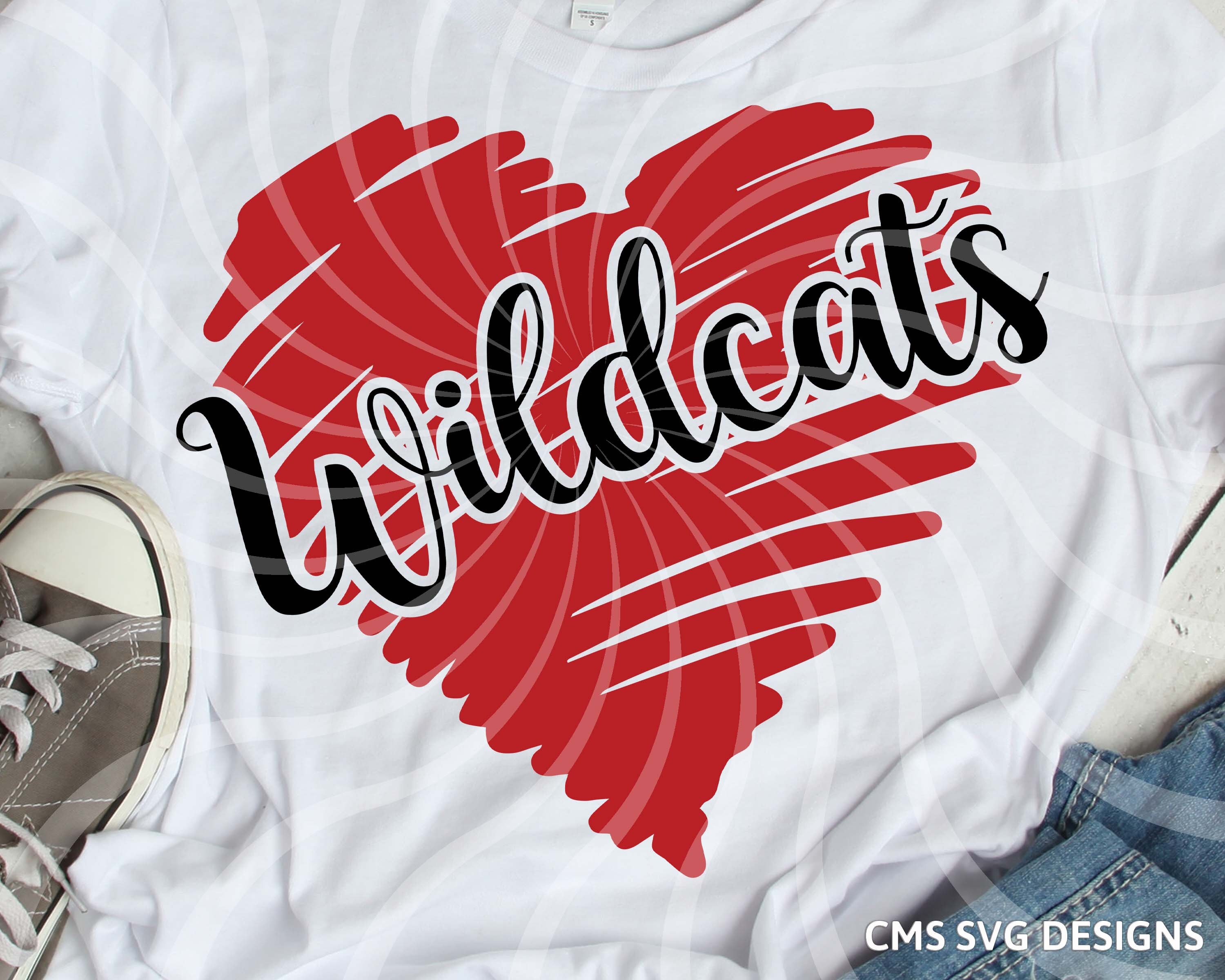 Wildcat SVG Wildcats Clipart Wildcat Scribble Heart Svg - Etsy