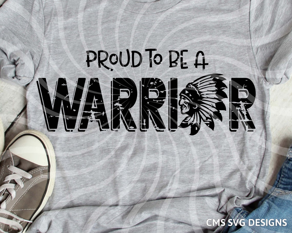 Warrior Svg Warriors Svg Proud to Be a Warrior School Pride - Etsy