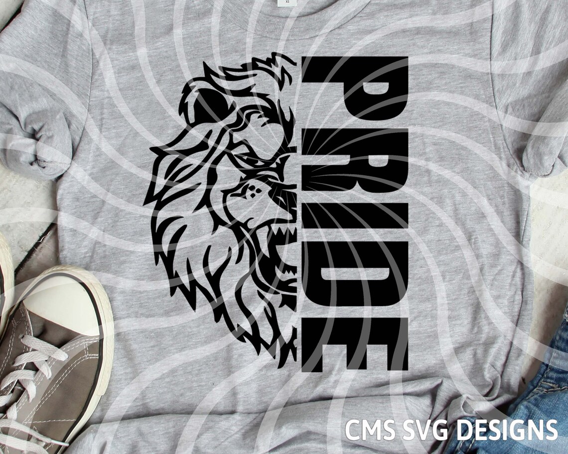 Lion Svg Lions Svg Lion Pride School Pride Mascot Cut File - Etsy