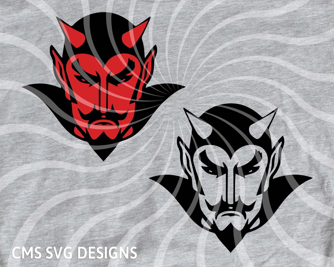 Devil Svg Red Devils Svg Devil Mascot School Pride Mascot - Etsy