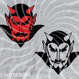 Devil Svg Red Devils Svg Devil Mascot School Pride Mascot - Etsy
