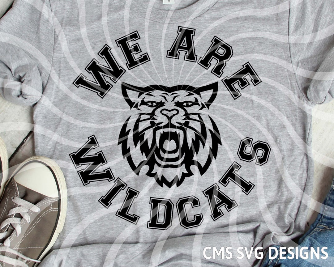 Wildcat SVG, Wildcats Clipart, We Are Wildcats, School Pride Mascot Cut ...