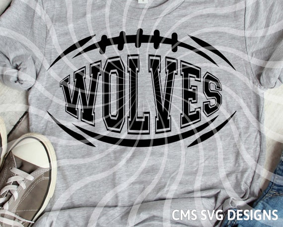 Wolf Svg Wolves Svg Wolf Football Svg School Pride Mascot - Etsy