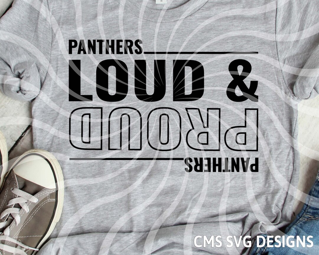 Panther Svg, Panther Svg, Loud and Proud Panther, School Pride Mascot ...