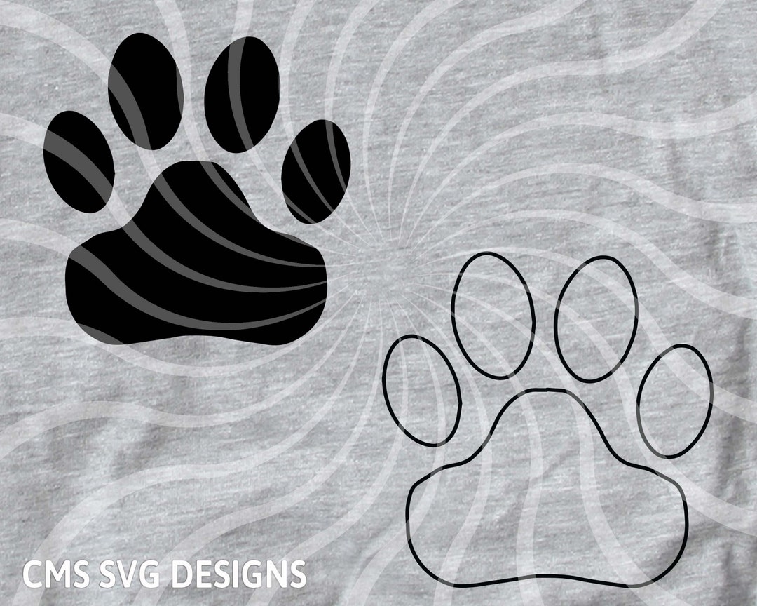 Bobcat Svg, Bobcats Svg, Bobcat Paw Outline Svg, School Pride Mascot ...