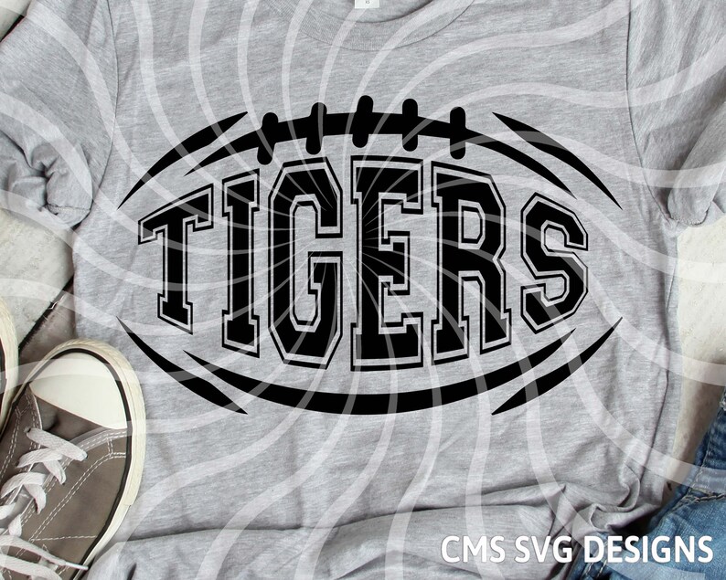 Tiger Svg Tigers Svg Tiger Football Lines School Pride - Etsy