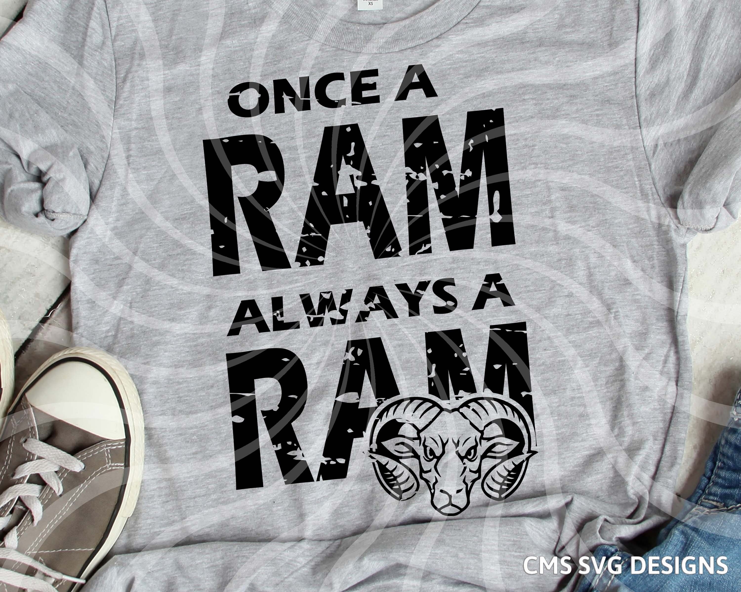 Ram Svg Rams Svg Once a Ram Always a Ram School Pride - Etsy