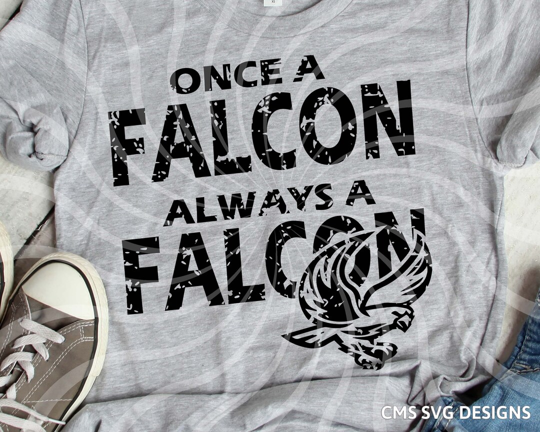 Falcon Svg, Falcons Svg, Once a Falcon Always a Falcon Svg, School ...