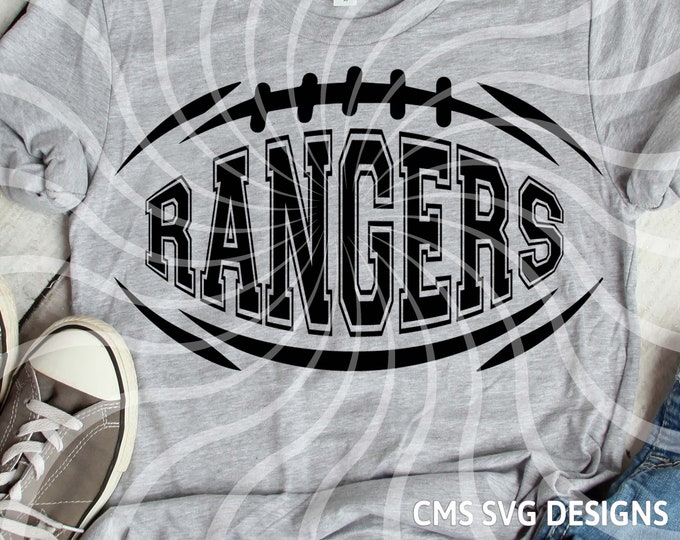 Rangers Svg, Ranger Svg, Ranger Football Svg, Mascot Cut File Printable ...