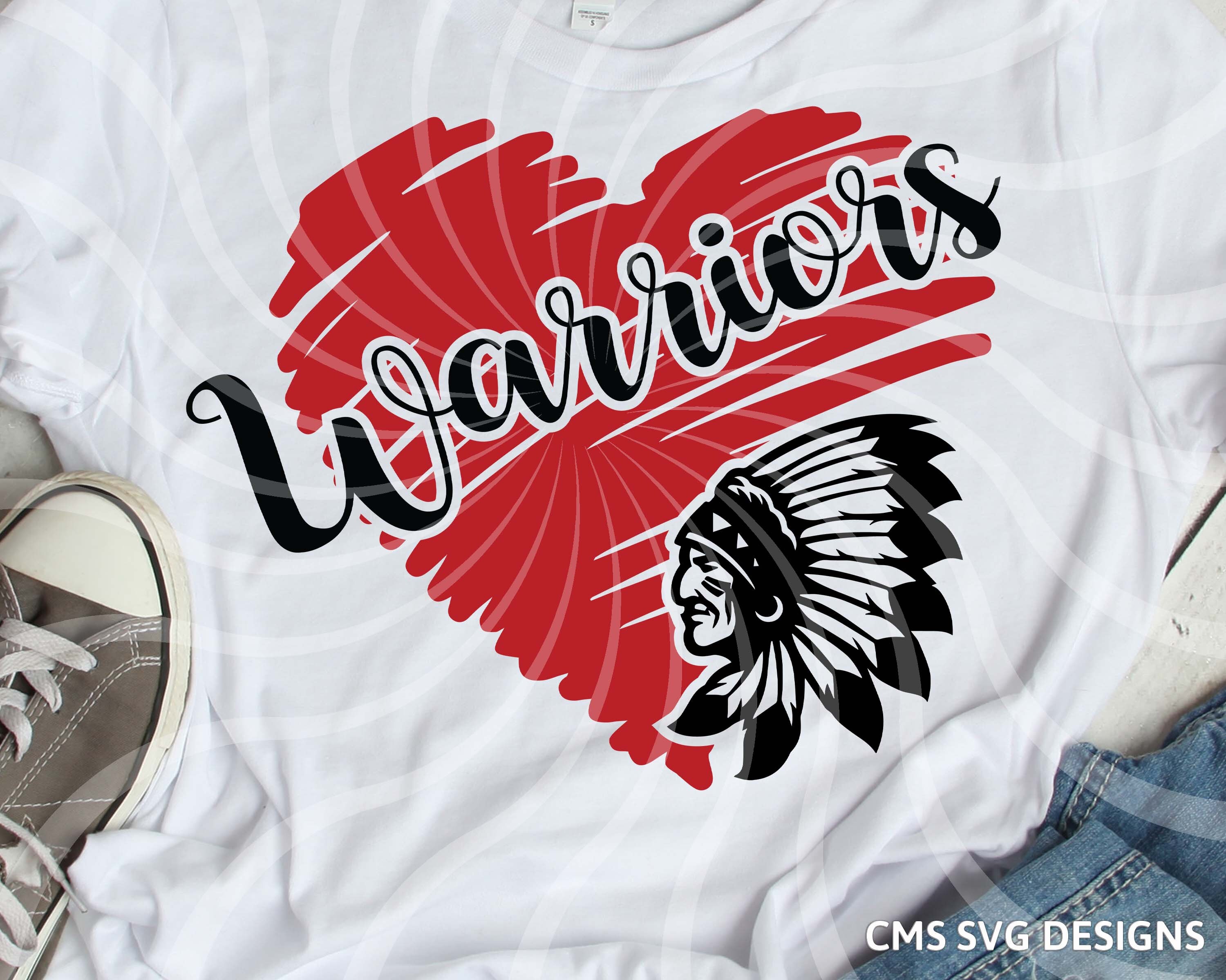 Warrior Svg Warriors Svg Warrior Scribble Heart School - Etsy