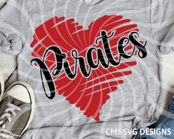 Pirate Svg Pirates Svg Pirate Scribble Heart School Pride - Etsy