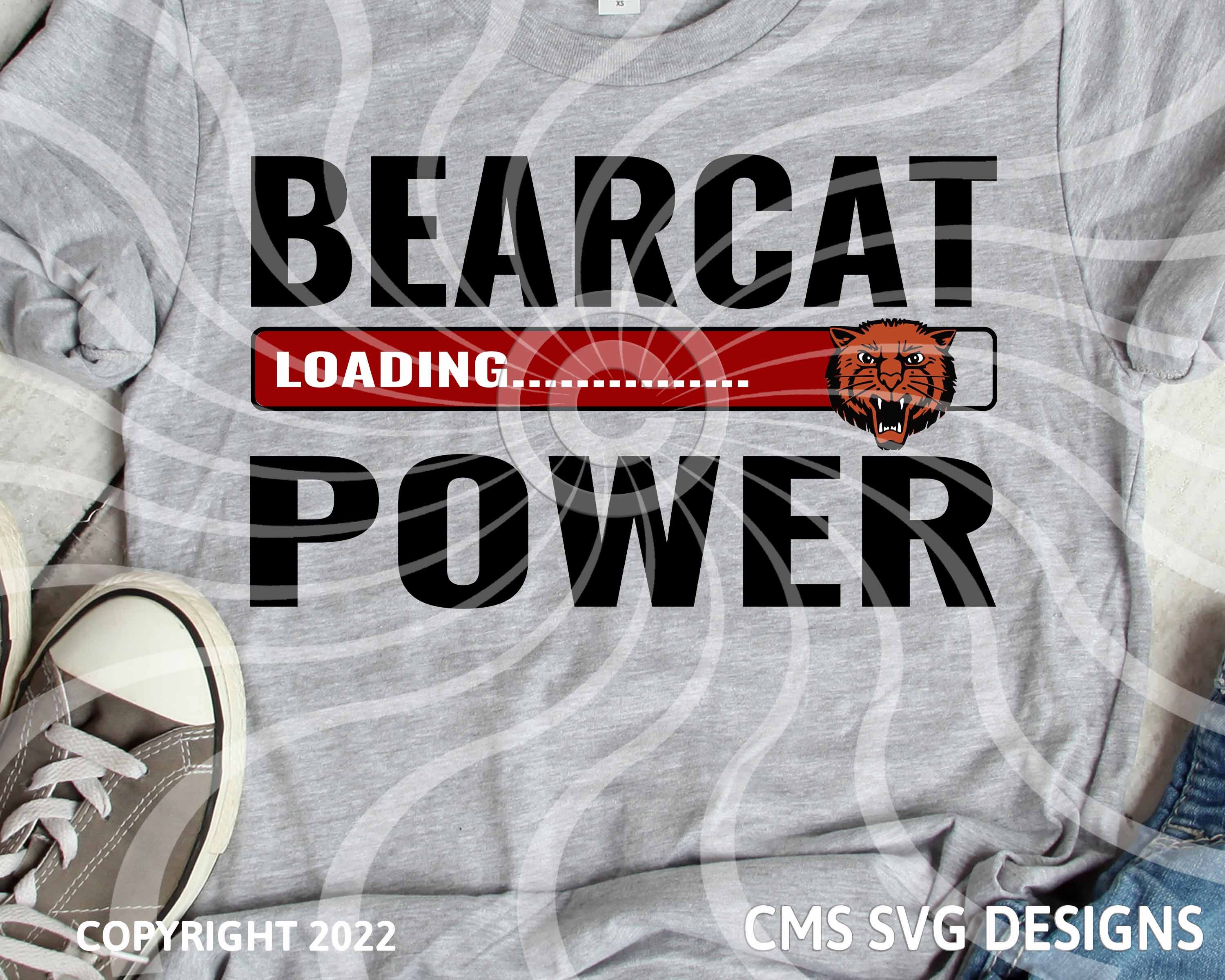 Bearcat Svg Bearcats Svg Bearcat Power School Pride Mascot - Etsy