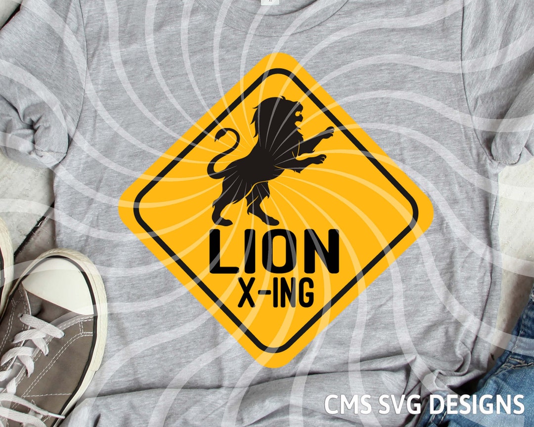 Lion Svg Lions Svg Lion Crossing Sign School Pride Mascot - Etsy Canada
