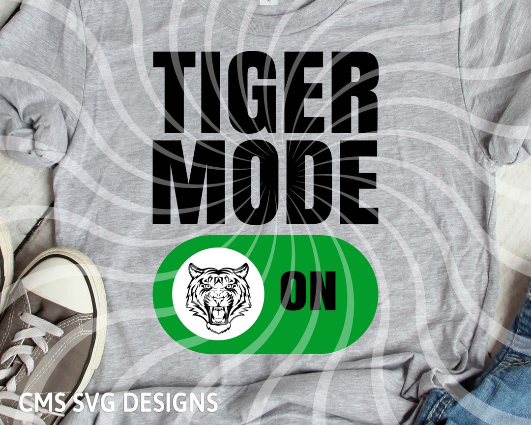 Tiger Svg Tigers Svg Tiger Mode On School Pride Mascot Cut - Etsy