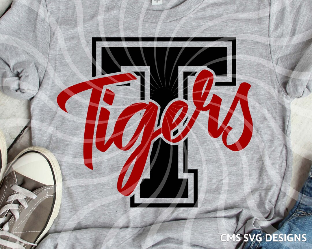 Tiger Svg, Tigers Svg, Tiger Varsity Letter, Mascot Cut File Printable ...