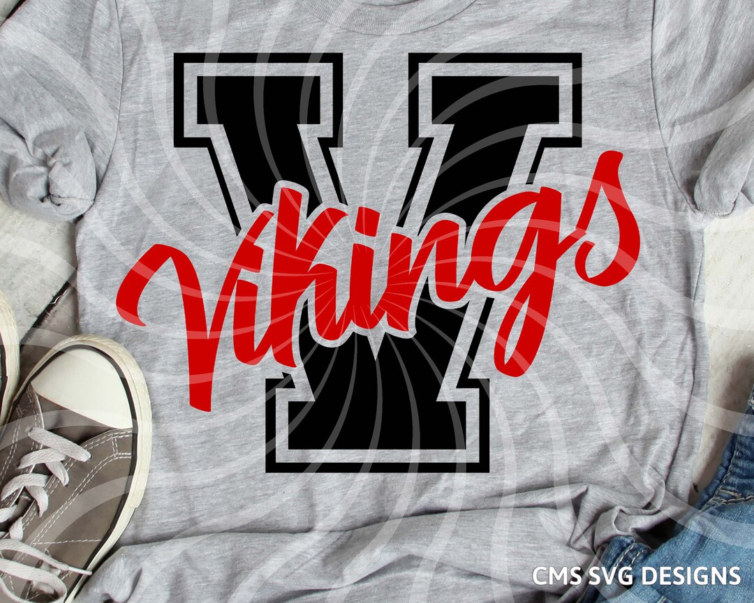 Viking Svg, Vikings Svg, Viking Varsity Letter, School Pride Mascot Cut ...