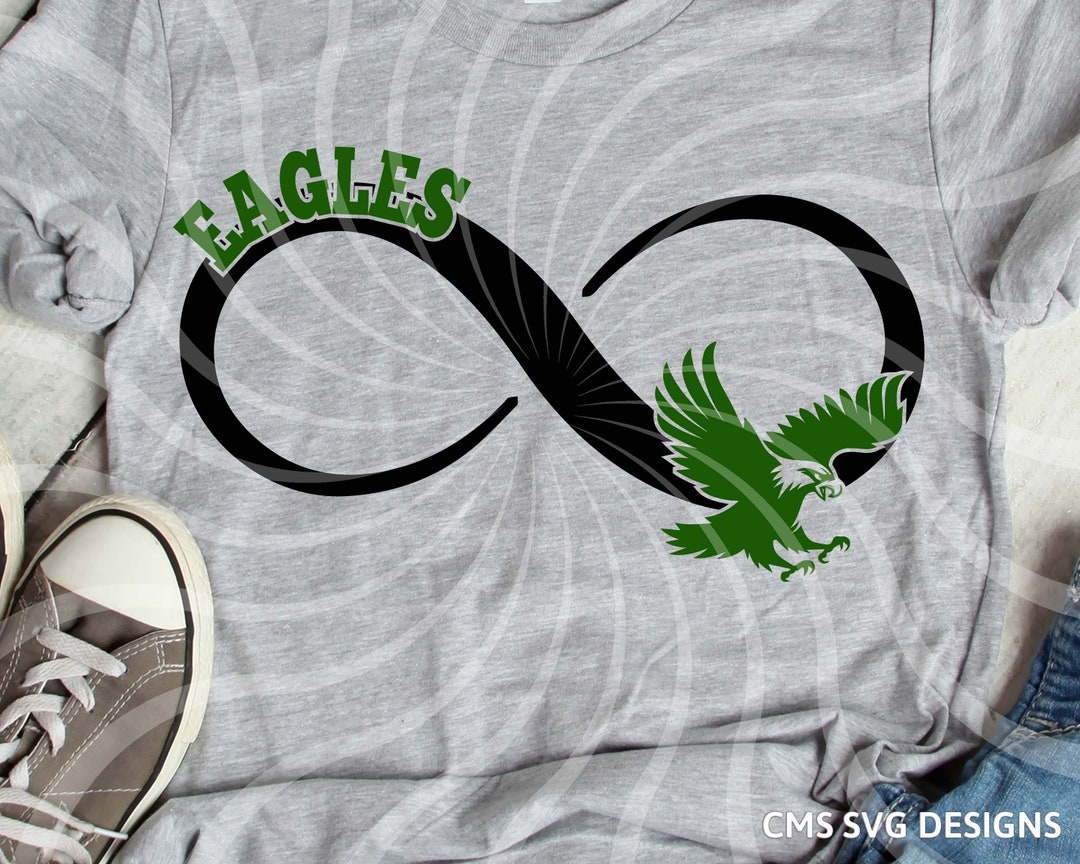 Eagle Svg Eagles Svg Svg Eagle Infinity School Pride - Etsy