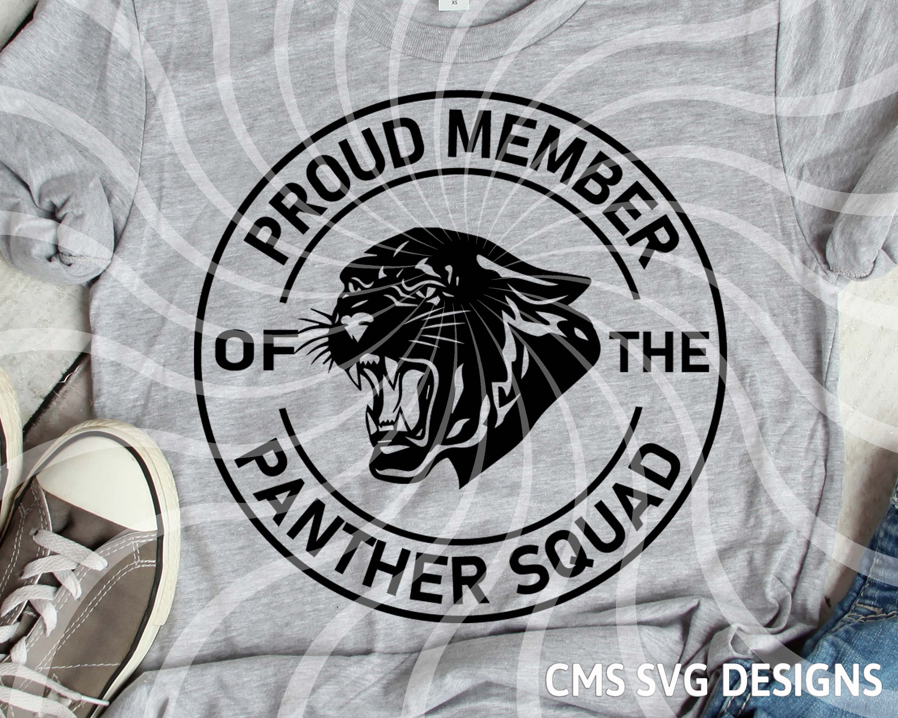 Panther Svg Panther Svg Proud Member of the Panther Squad - Etsy