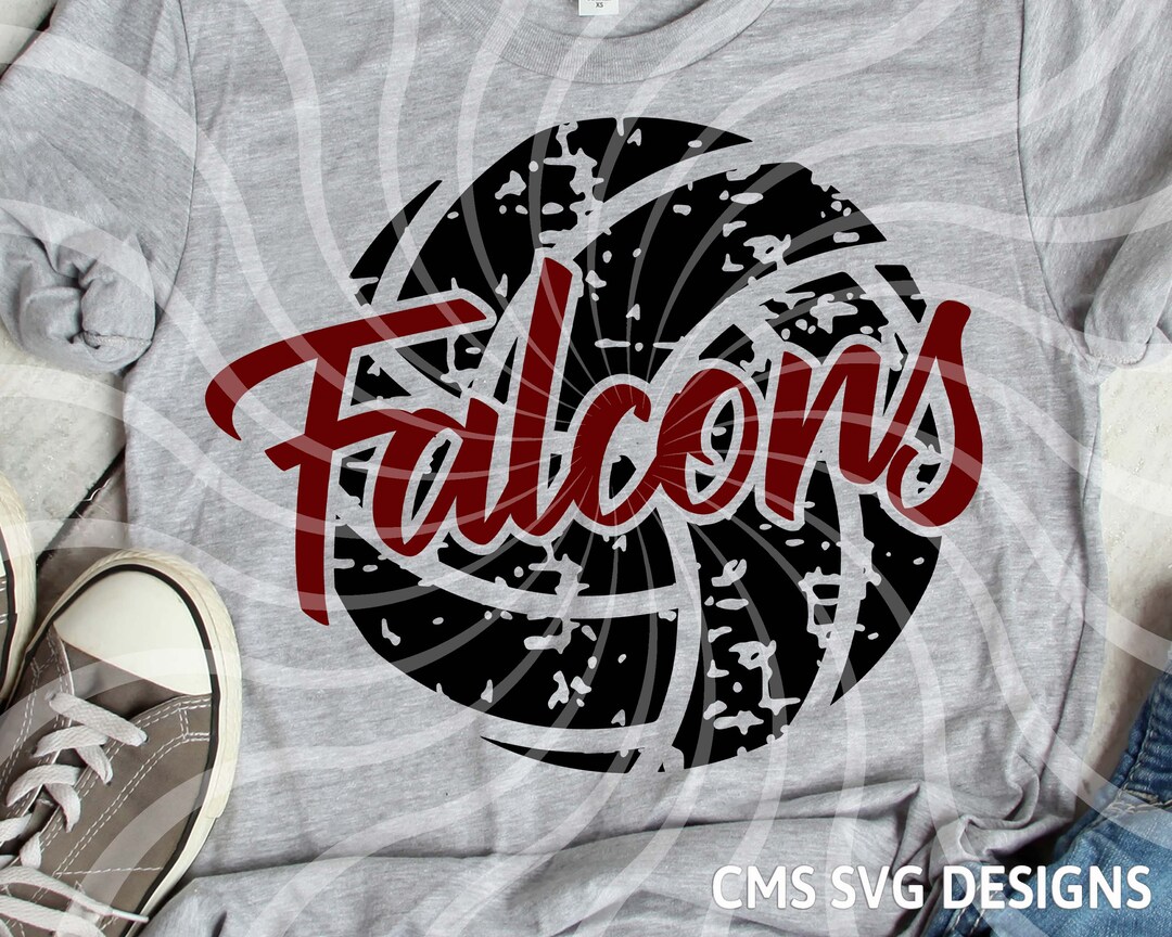 Falcon Svg, Falcons Svg, Falcon Volleyball Svg, School Pride Mascot Cut ...