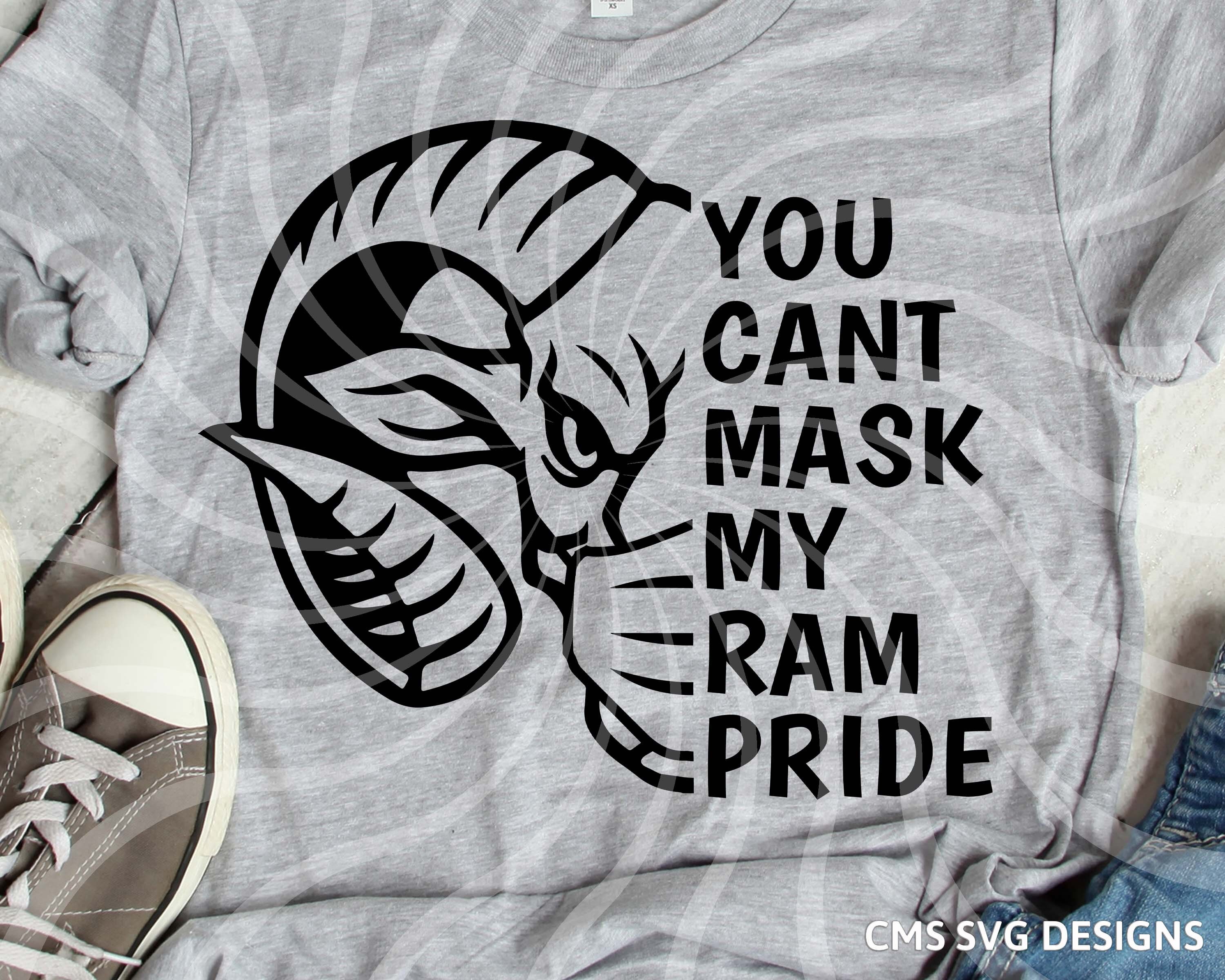 Ram Svg Rams Svg You Cant Mask My Ram Pride School Pride | Etsy