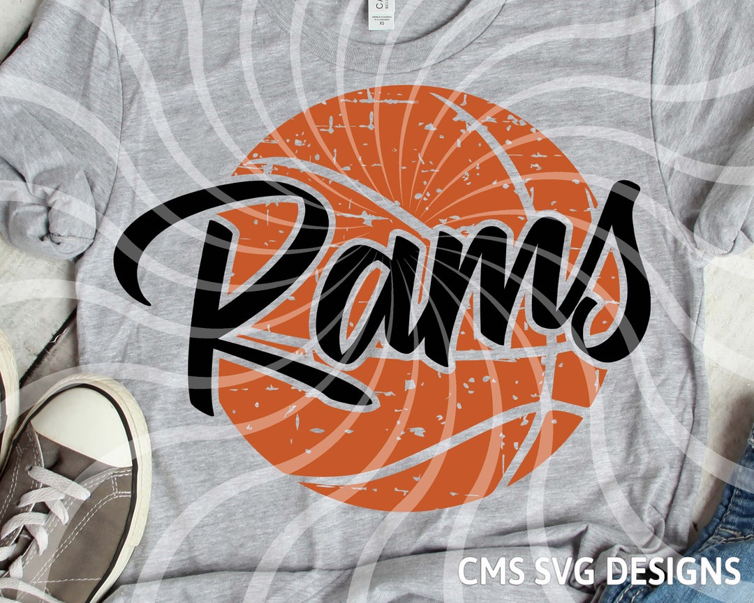 Ram Svg, Rams Svg, Rams Basketball Svg, School Pride Mascot Cut File ...