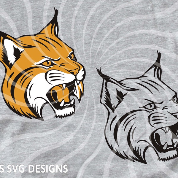 Bobcat Svg - Etsy