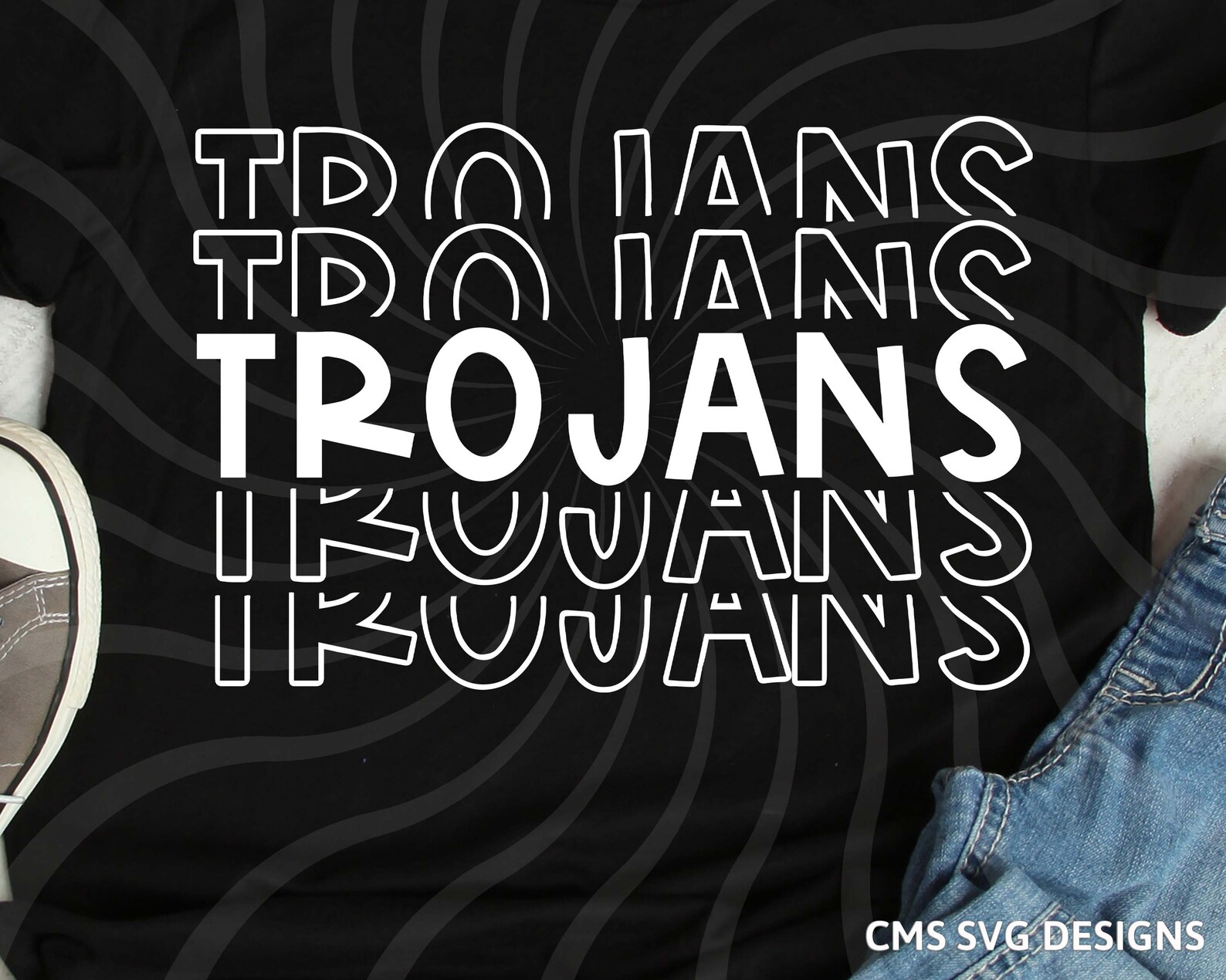 Trojan Svg Trojan Svg Trojan Stacked Letters School Pride - Etsy