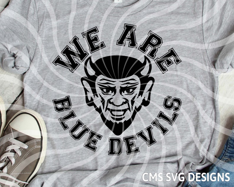 Devil Svg Devils Svg We Are Blue Devils Svg School Pride - Etsy