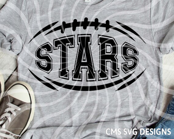 Star Svg Stars Svg Star Football Svg School Pride Mascot - Etsy
