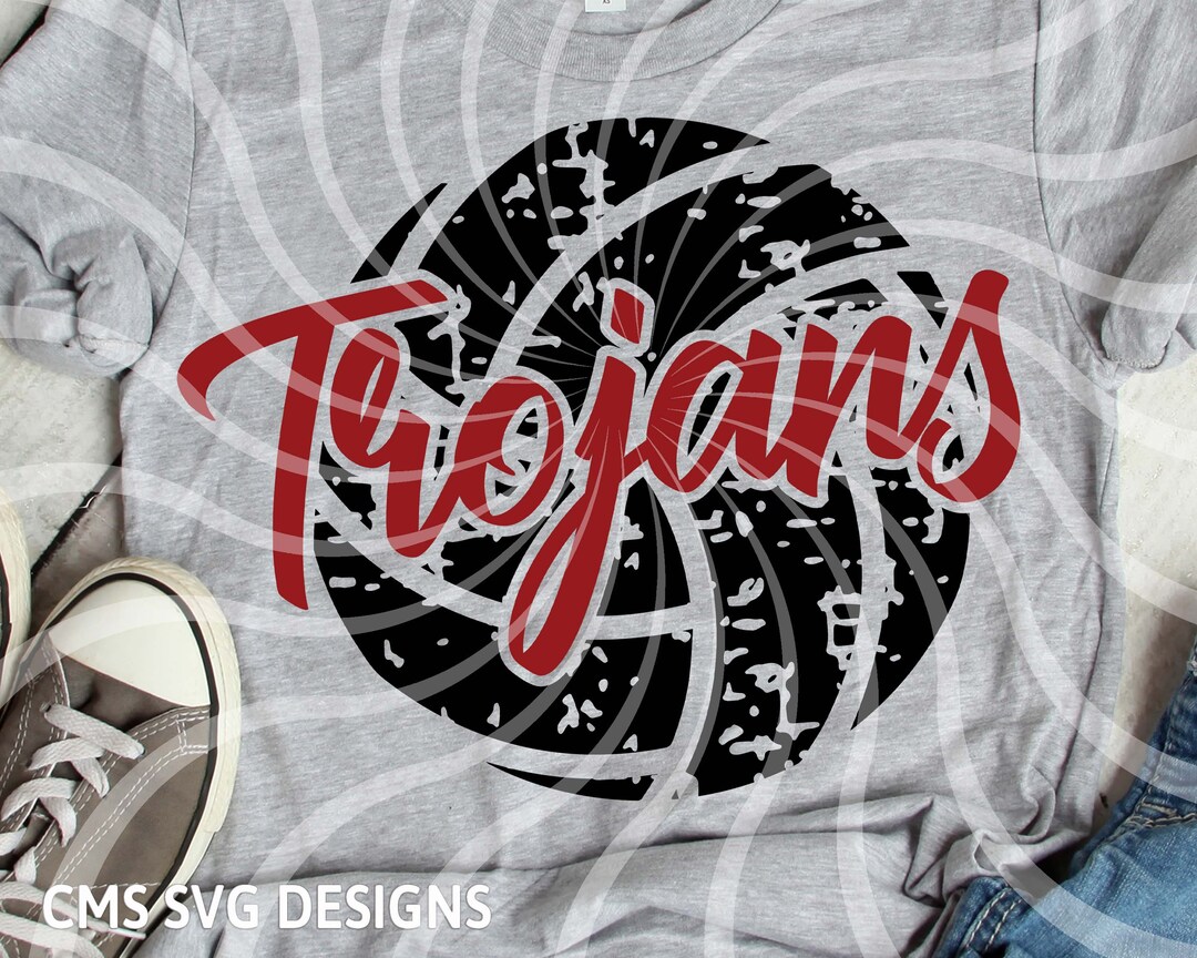 Trojan Svg Trojan Svg Trojan Volley Ball Svg School Pride - Etsy