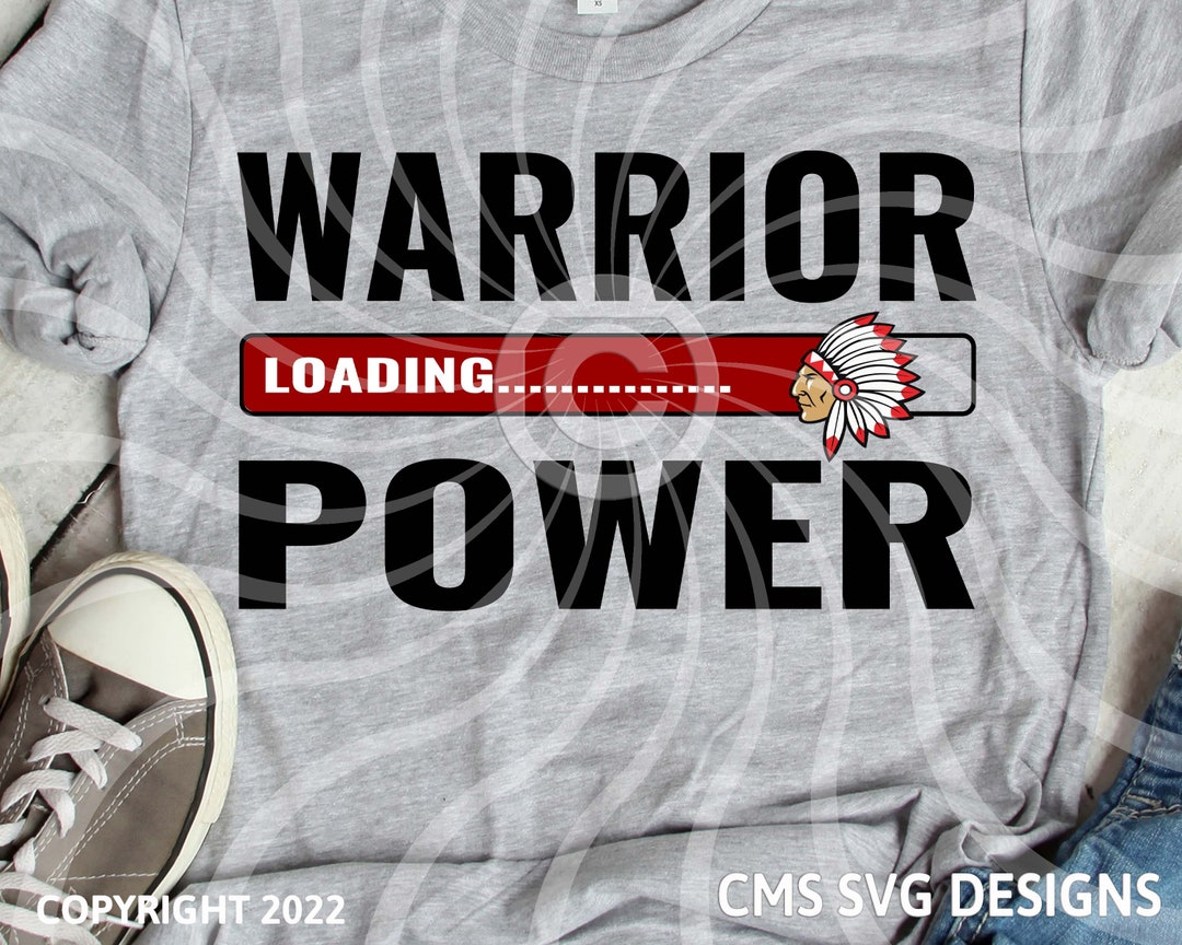 Warrior Svg, Warriors Svg, Warrior Power, School Pride Mascot Cut File ...