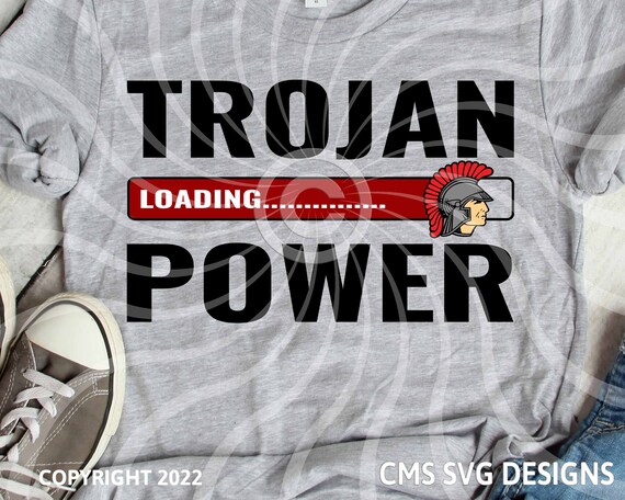 Trojan Svg Trojan Svg Trojan Power School Pride Mascot Cut - Etsy
