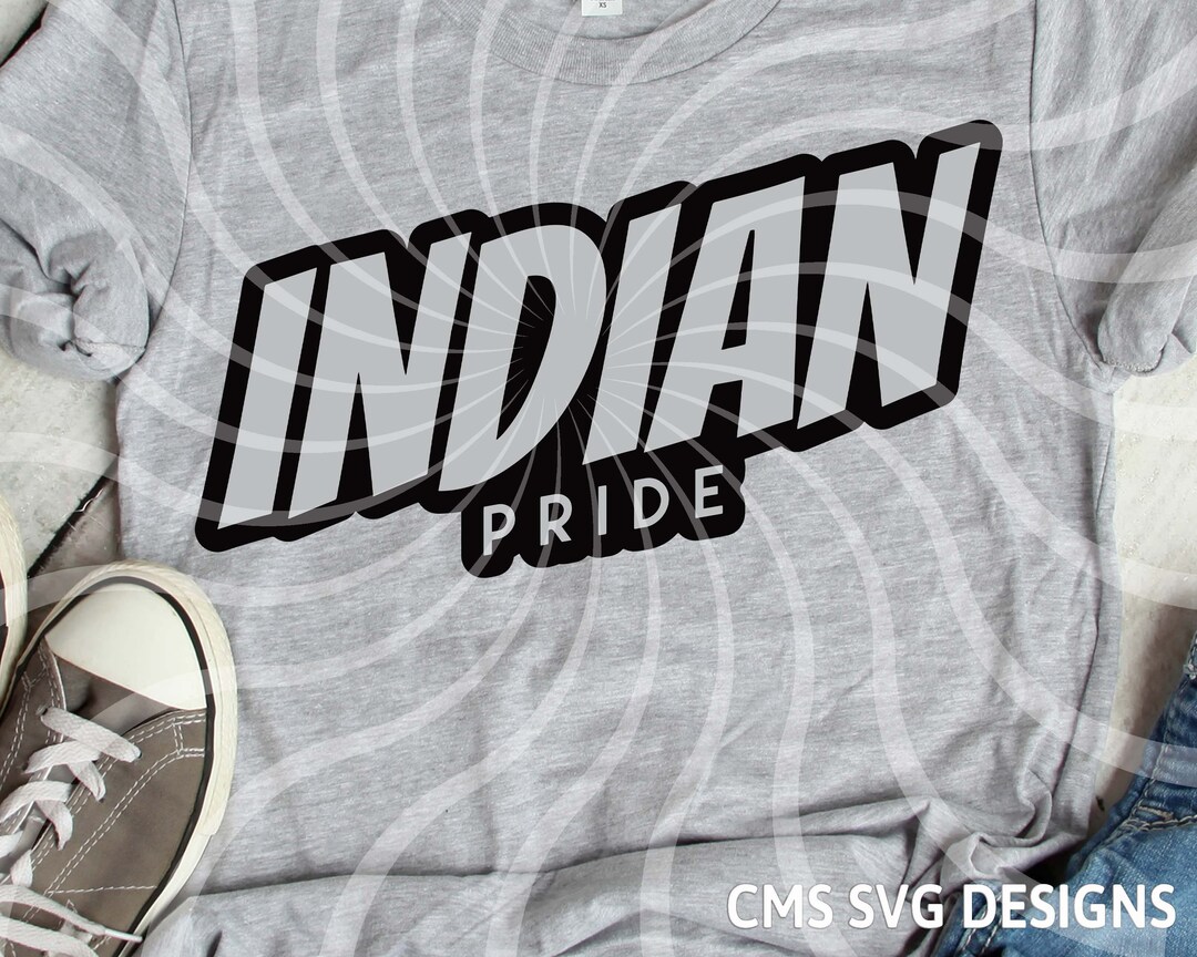 Indian Svg, Indians Svg, Indian Pride Svg, School Pride Mascot Cut File ...