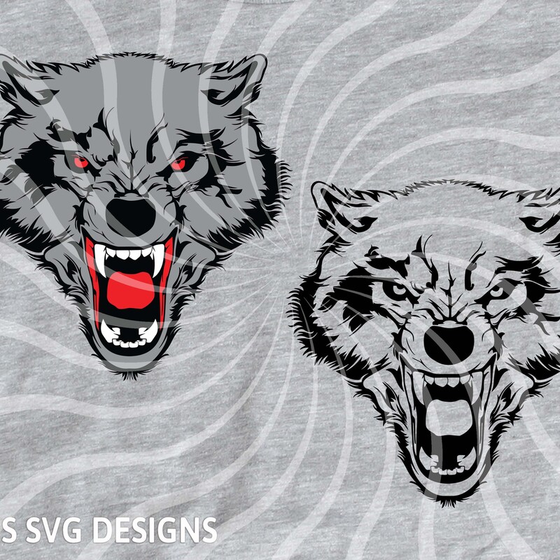 Wolf Svg - Etsy